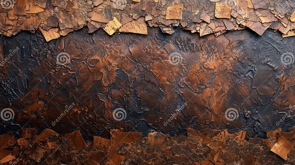 Plaster with a Bronze Tint. Aged Bronze Texture of Decorative Plaster ...