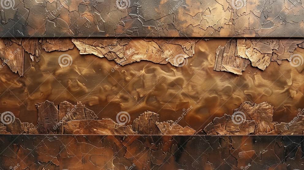 Plaster with a Bronze Tint. Aged Bronze Texture of Decorative Plaster ...