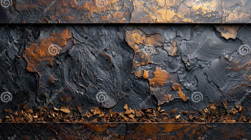 Plaster with a Bronze Tint. Aged Bronze Texture of Decorative Plaster ...