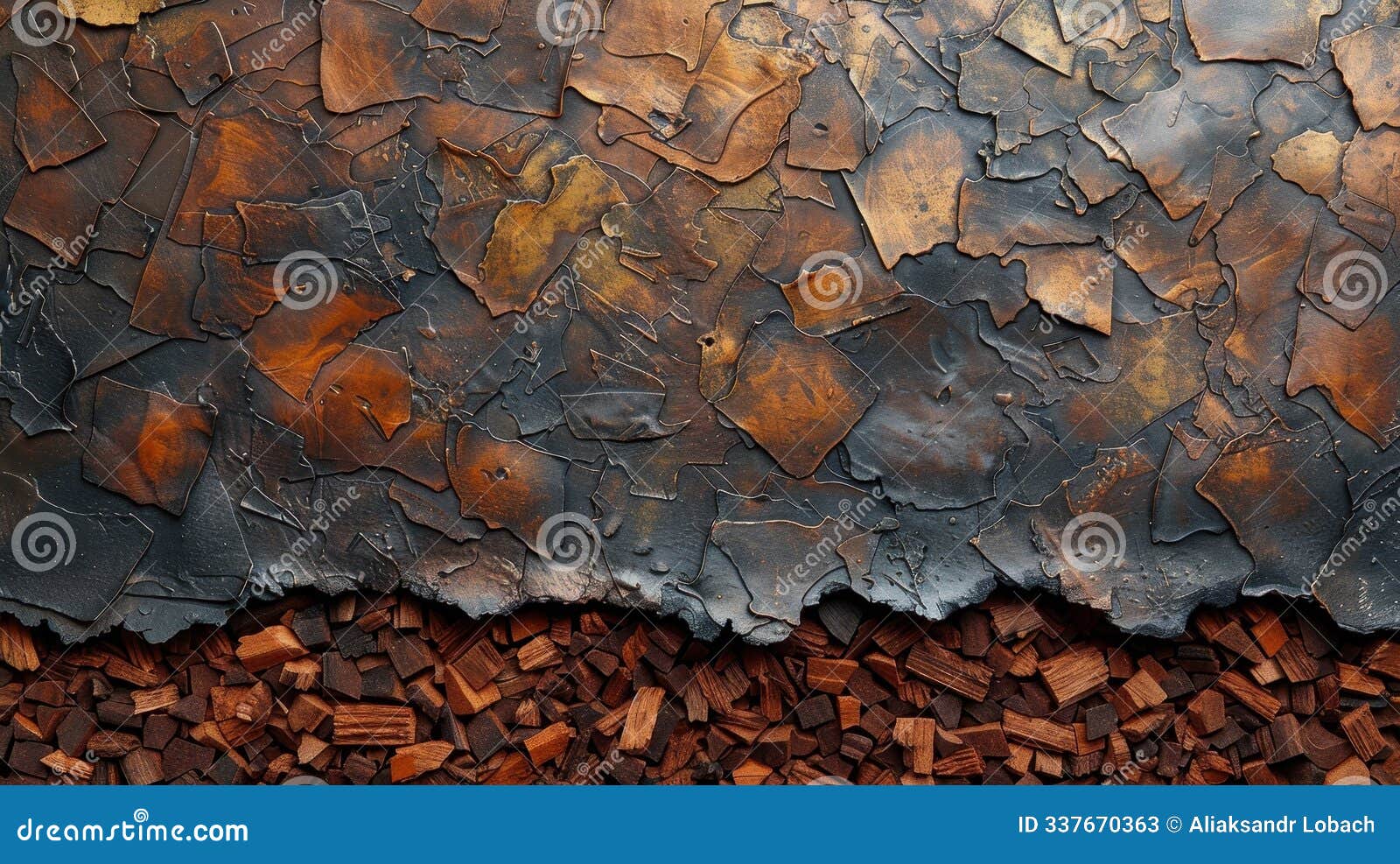 Plaster with a Bronze Tint. Aged Bronze Texture of Decorative Plaster ...