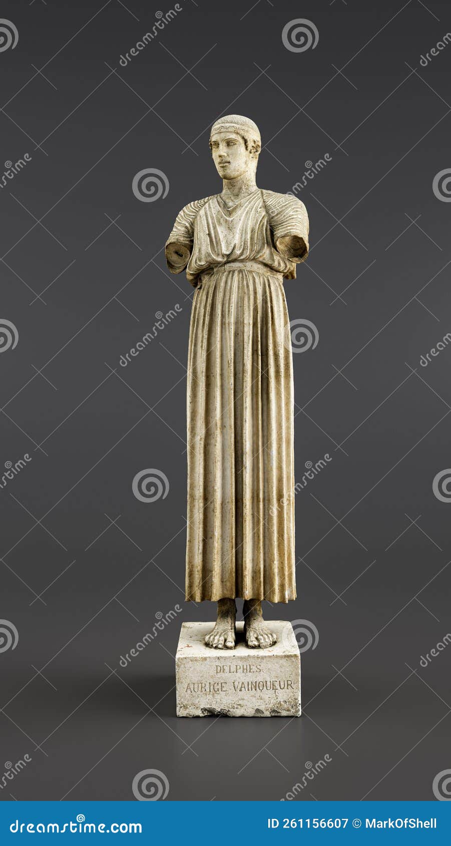 Plaster Cast of an Ancient Sculpture Charioteer of Delphi from ...