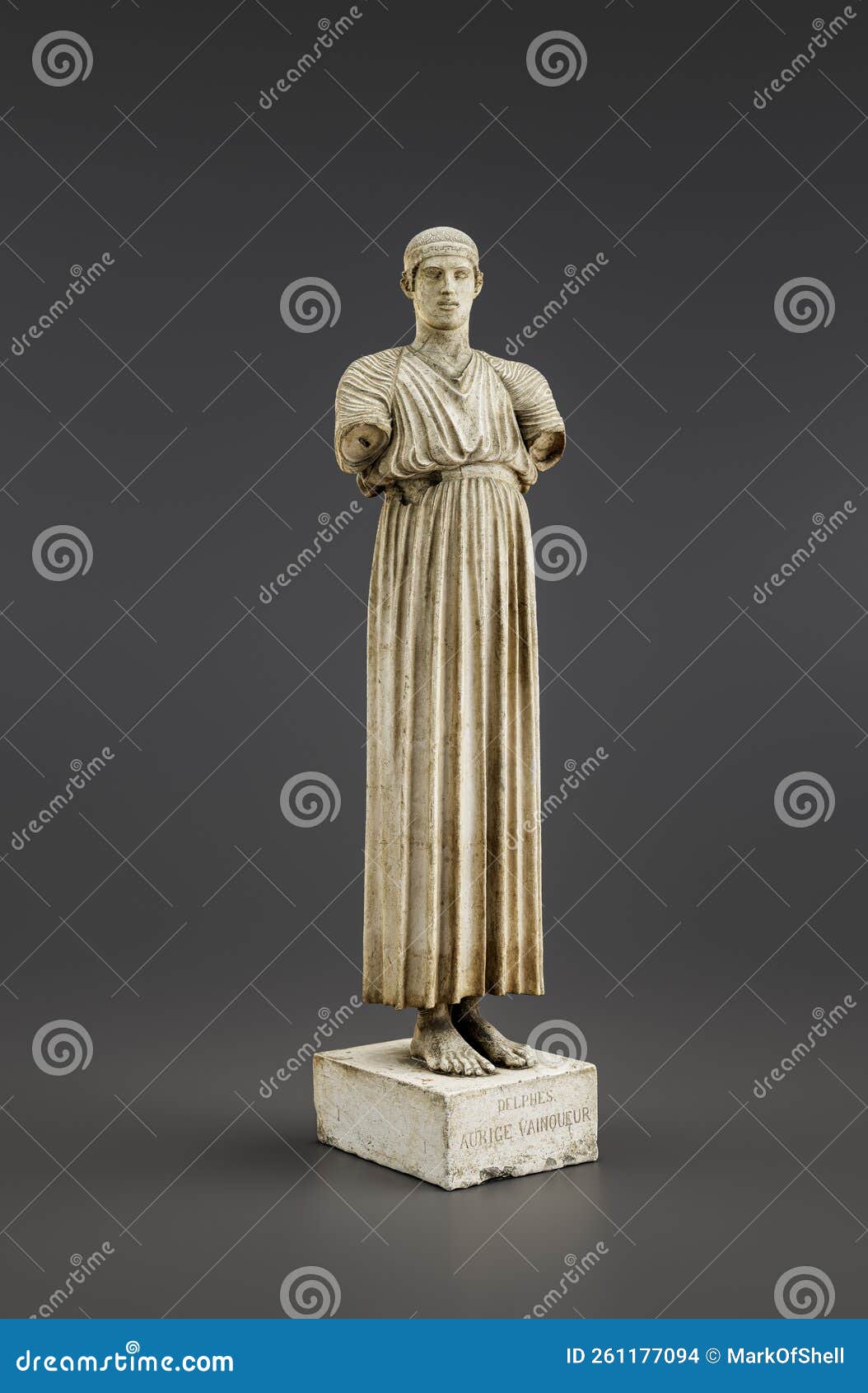 Plaster Cast of an Ancient Sculpture Charioteer of Delphi from ...