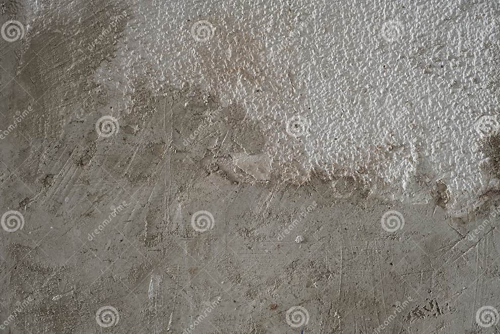 Plaster Coating on White Bumpy Wall Stock Image - Image of ceiling ...