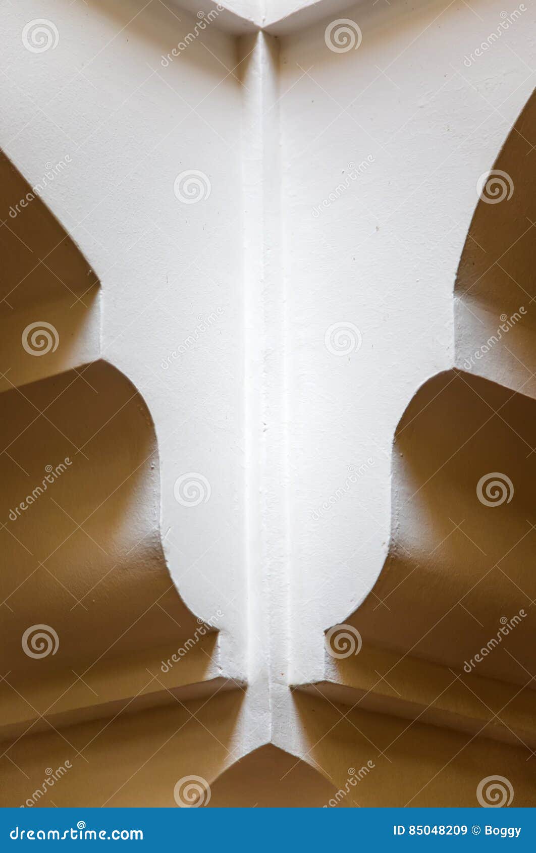 Plaster Decorations on the Wall Stock Image - Image of design ...