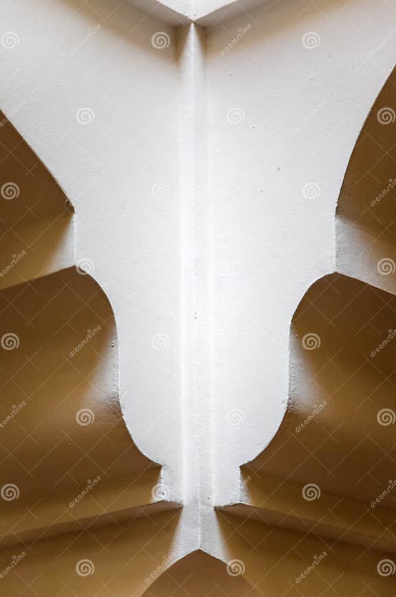 Plaster Decorations on the Wall Stock Image - Image of design ...