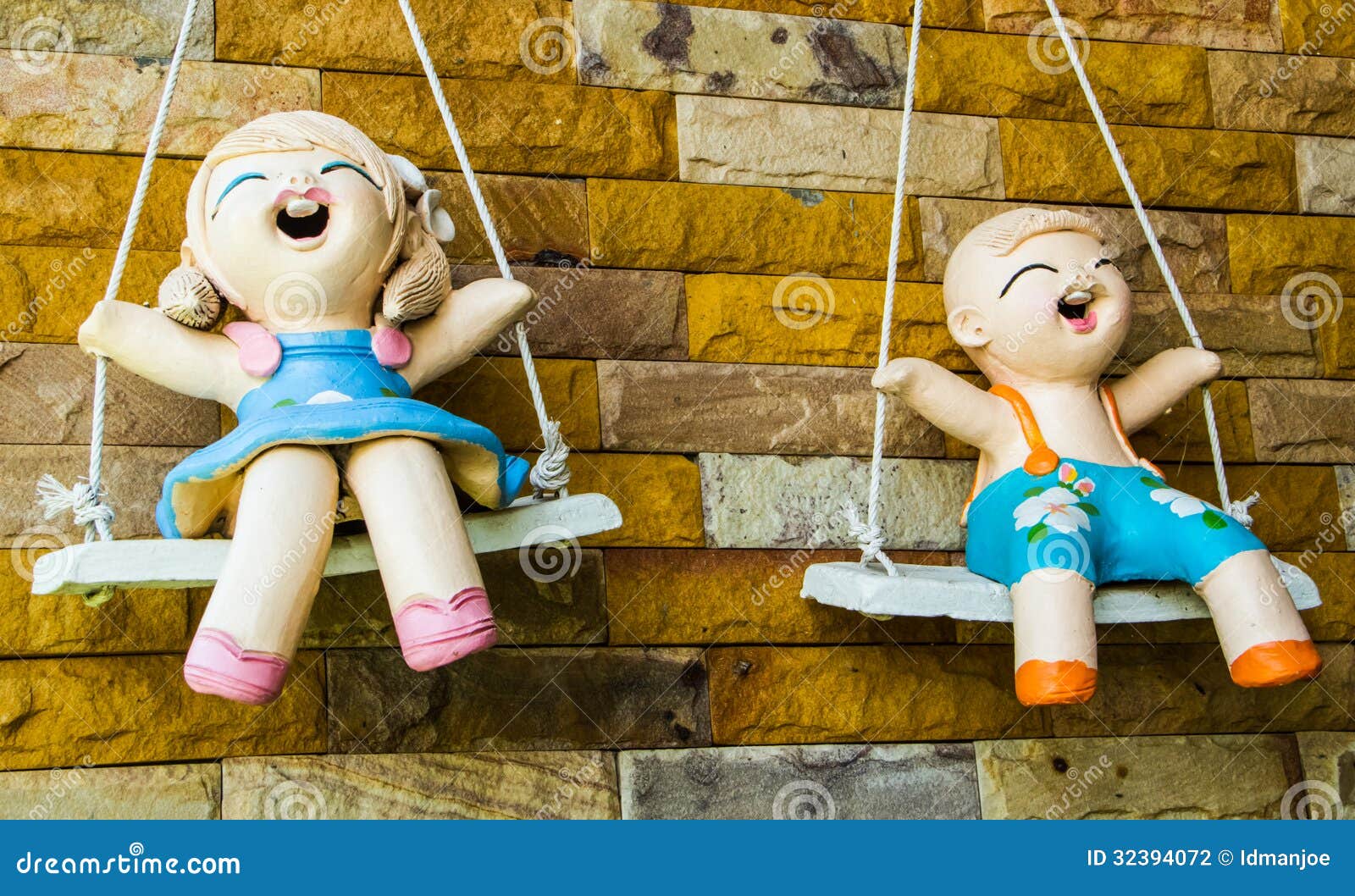 Plaster dolls of children stock photo. Image of fairy - 32394072