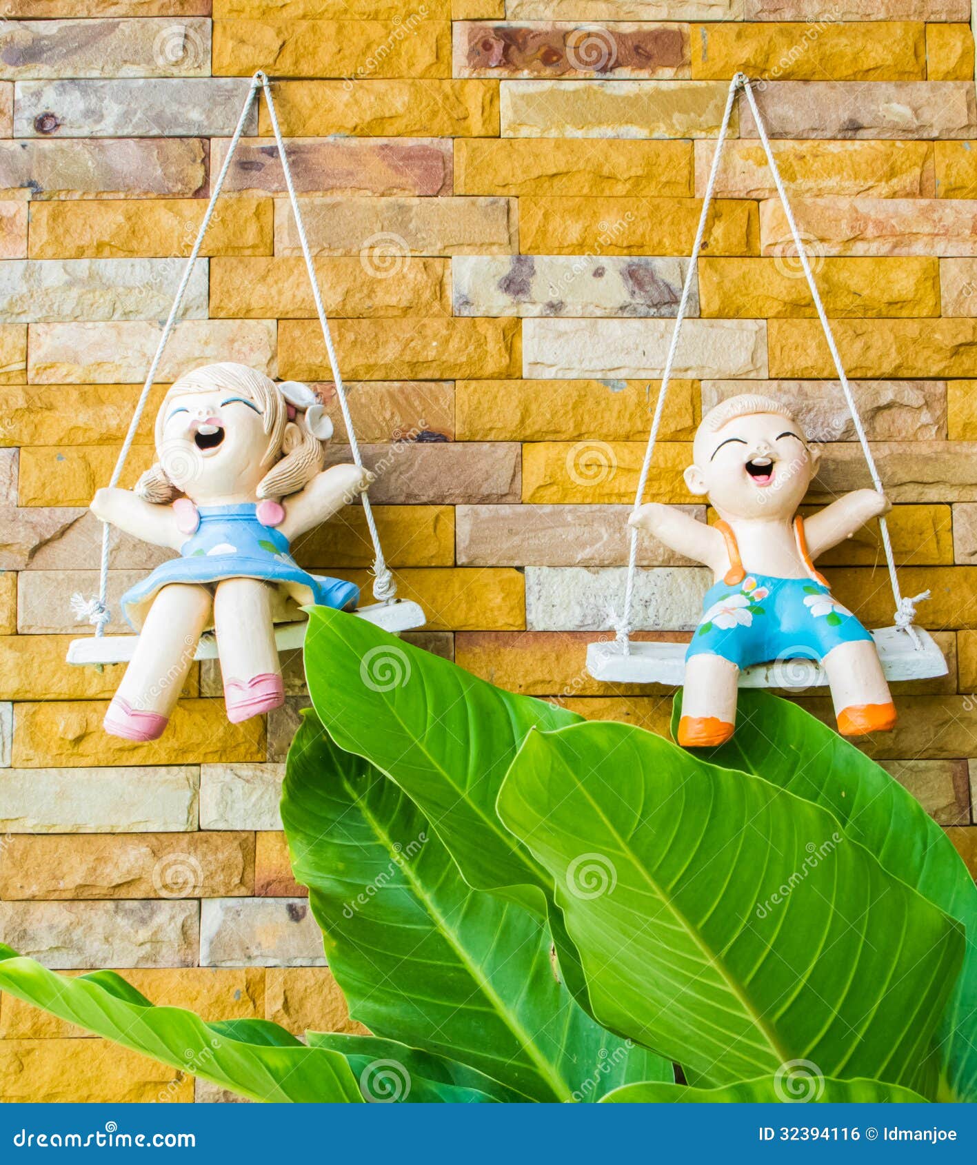 Plaster dolls of children stock photo. Image of cultural - 32394116