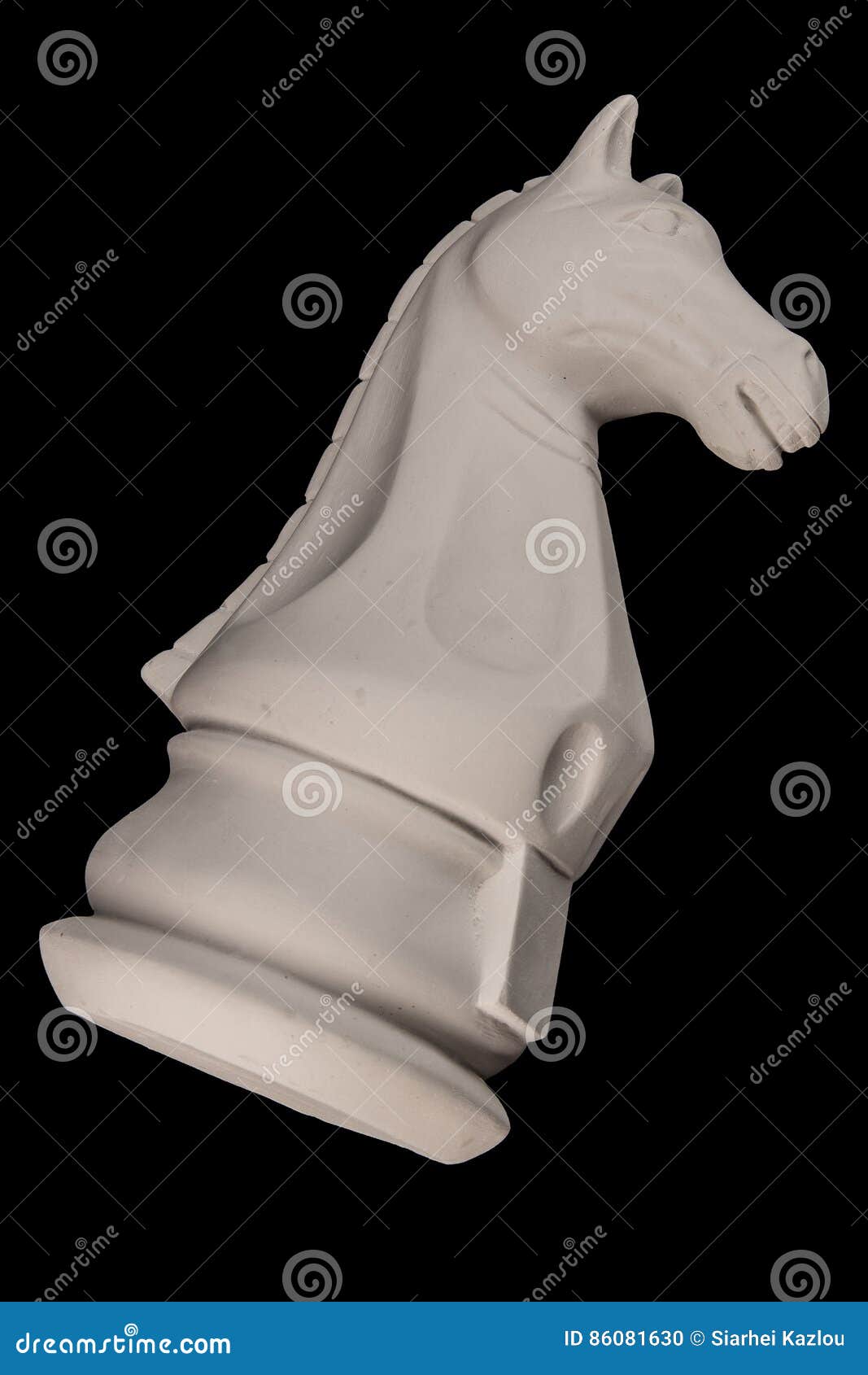 Plaster Figurine Chess Piece Horse Stock Photo | CartoonDealer.com ...