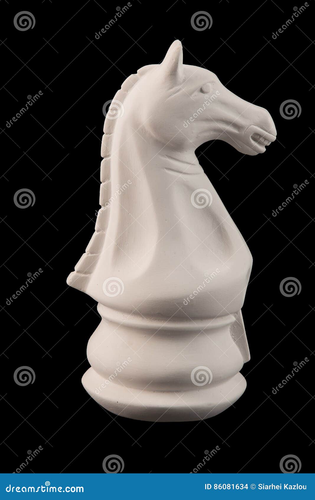 Plaster Figurine Chess Piece Horse Stock Photo | CartoonDealer.com ...