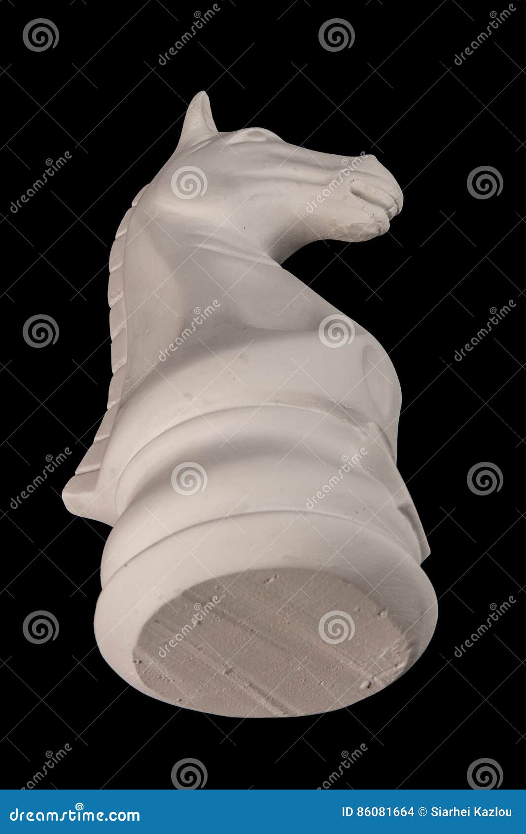Plaster Figurine Chess Piece Horse Stock Photo - Image of chessman ...