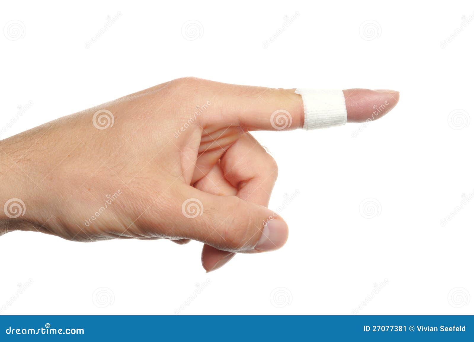 Plaster on finger stock image. Image of medical, medicine - 27077381