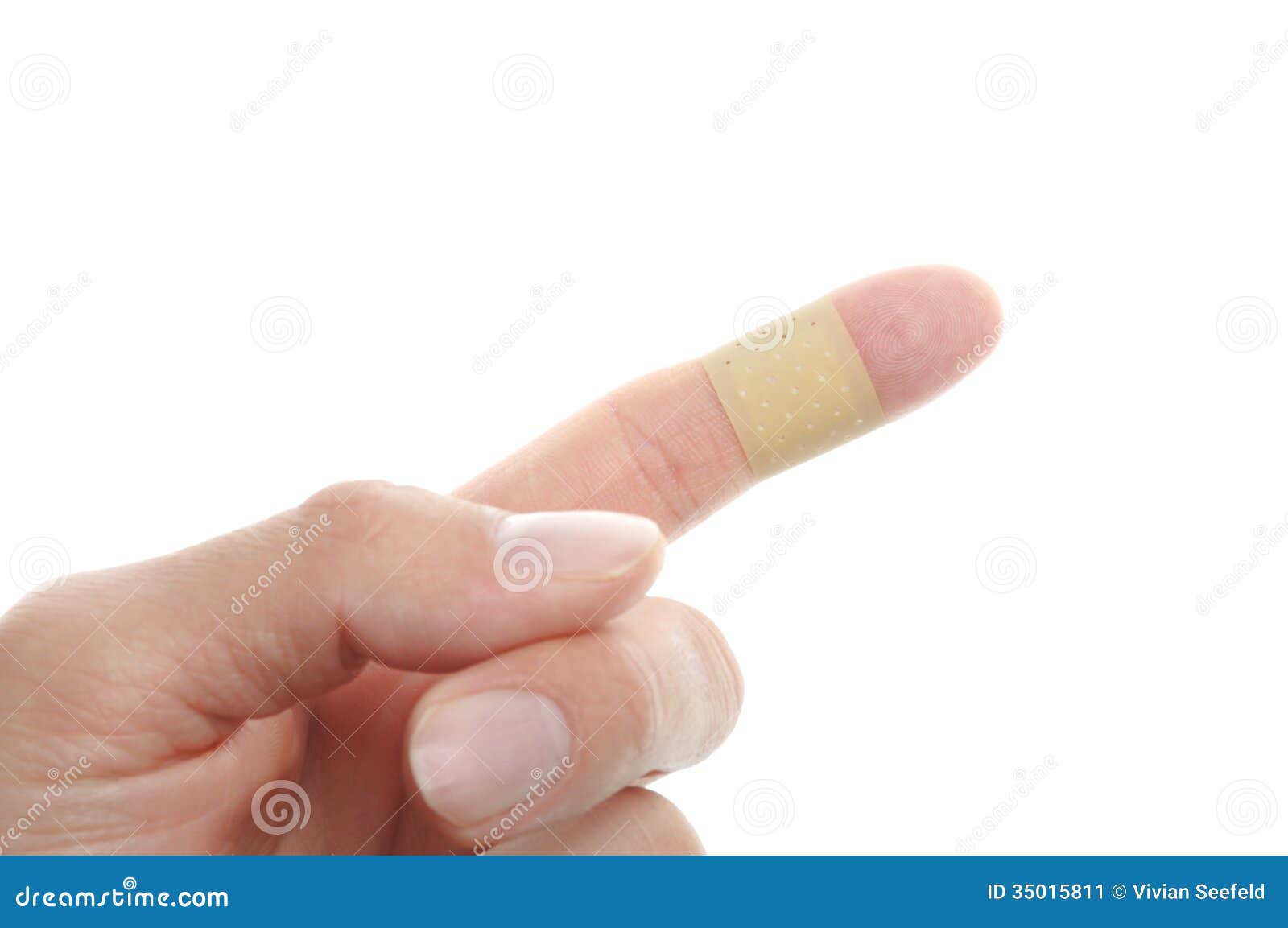 Plaster on finger stock image. Image of healthcare, treatment - 35015811