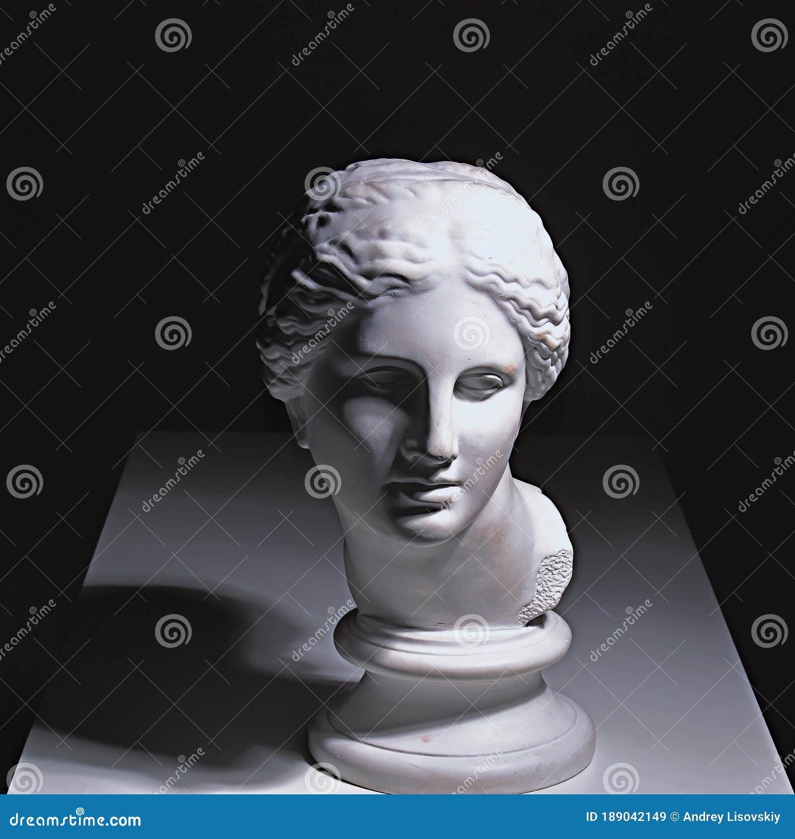 Plaster Head Model Cast for Drawing and Perspective on Fine Art Lessons ...