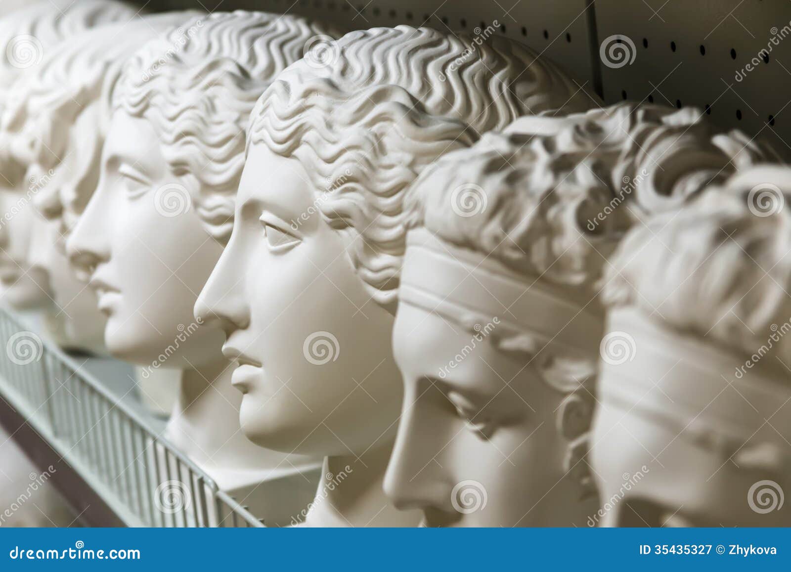 Plaster head stock image. Image of objects, hair, artificial - 35435327