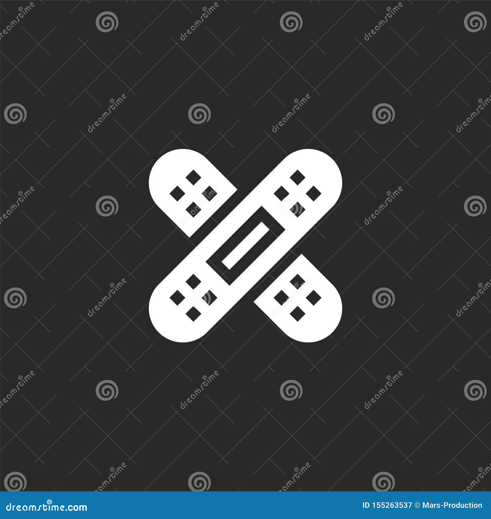 Plaster Icon. Filled Plaster Icon for Website Design and Mobile, App ...