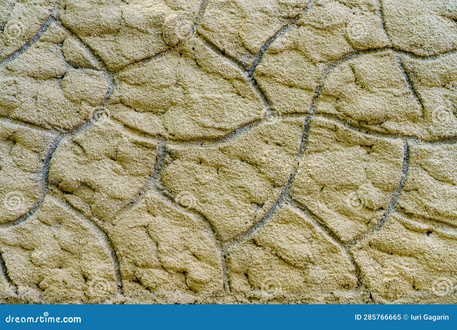 Plaster Imitating Natural Stone. Rough Textured Wall Surface ...