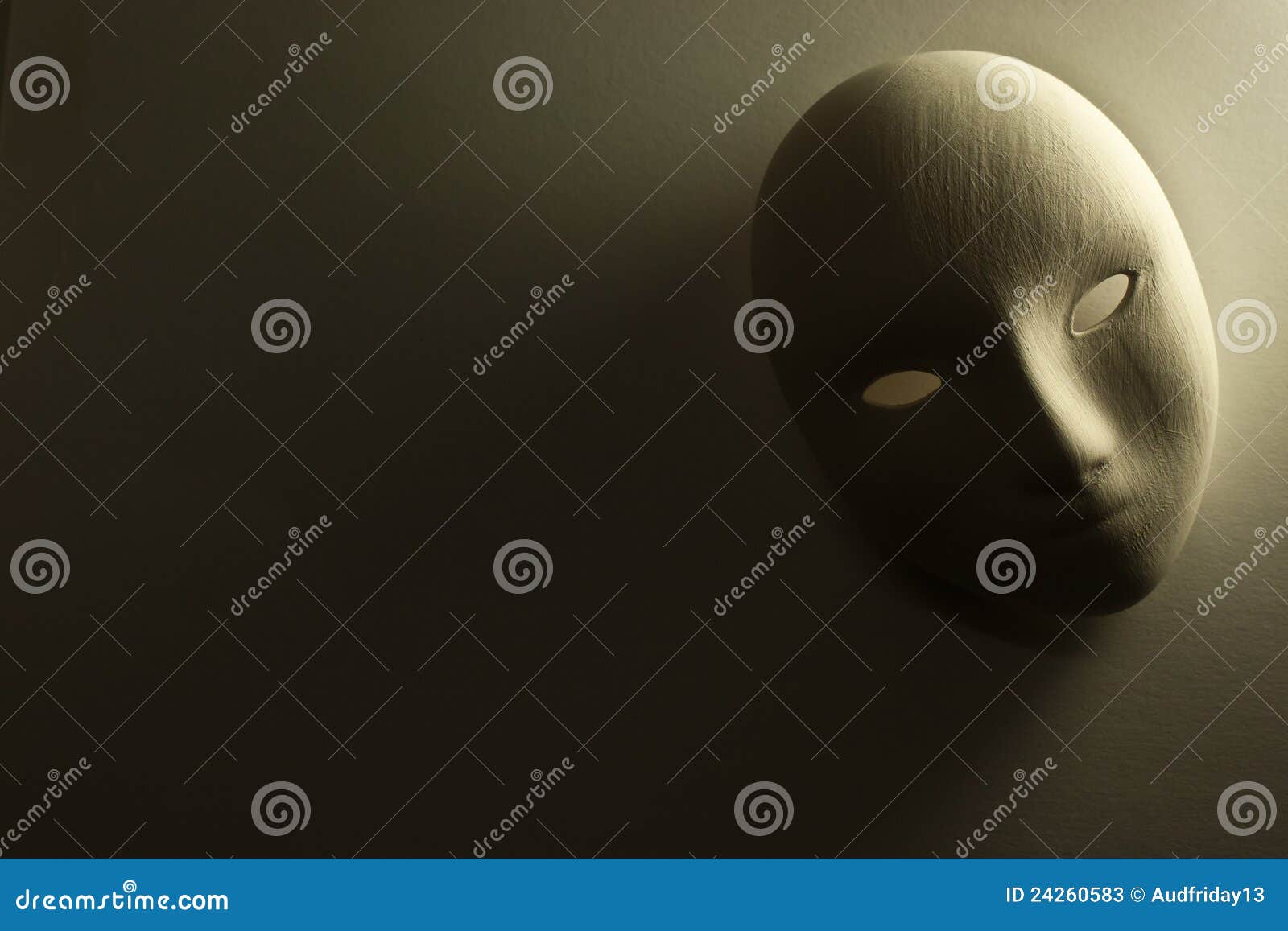 Plaster mask in studio stock image. Image of beautiful - 24260583