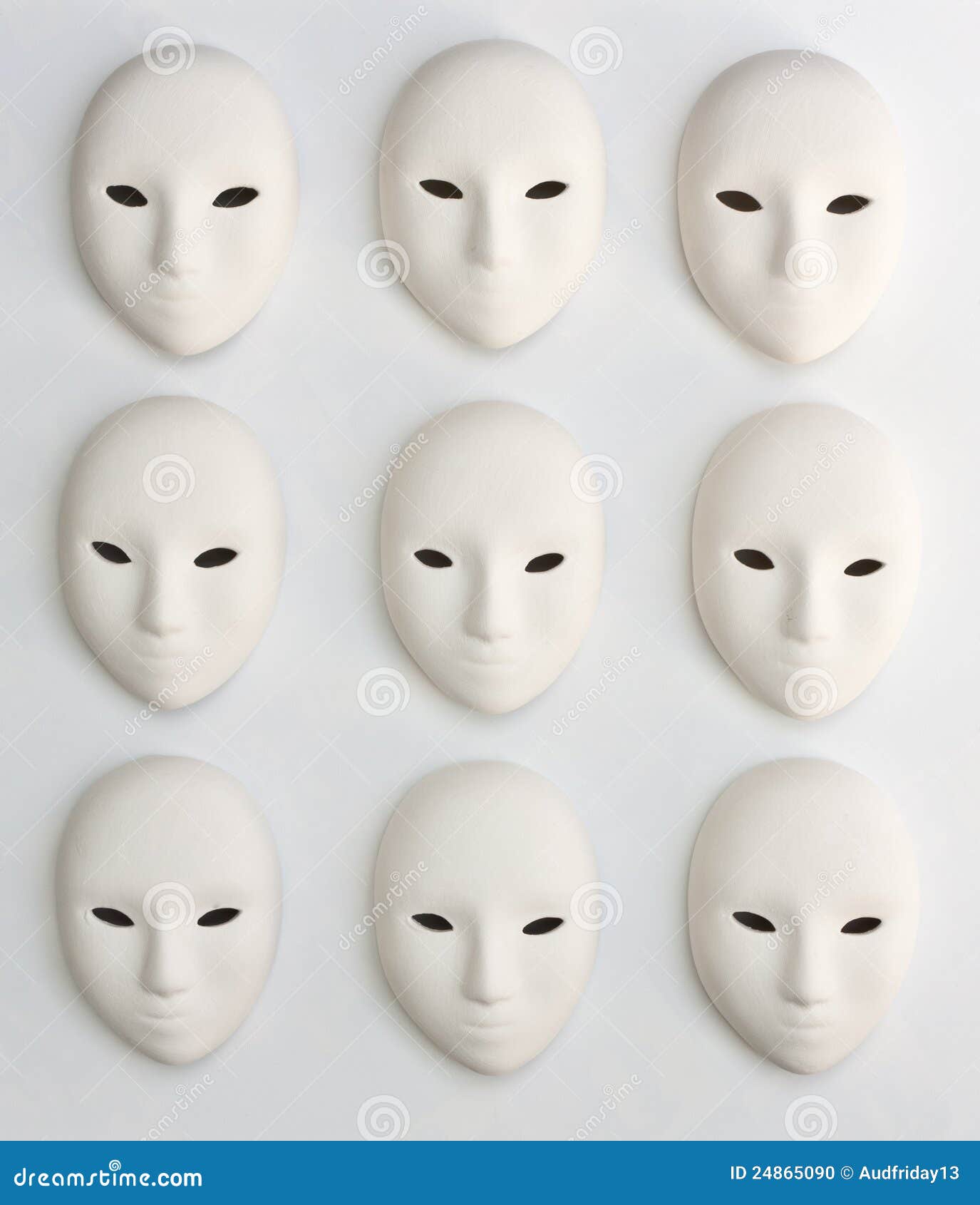 Plaster mask in studio stock photo. Image of decoration - 24865090