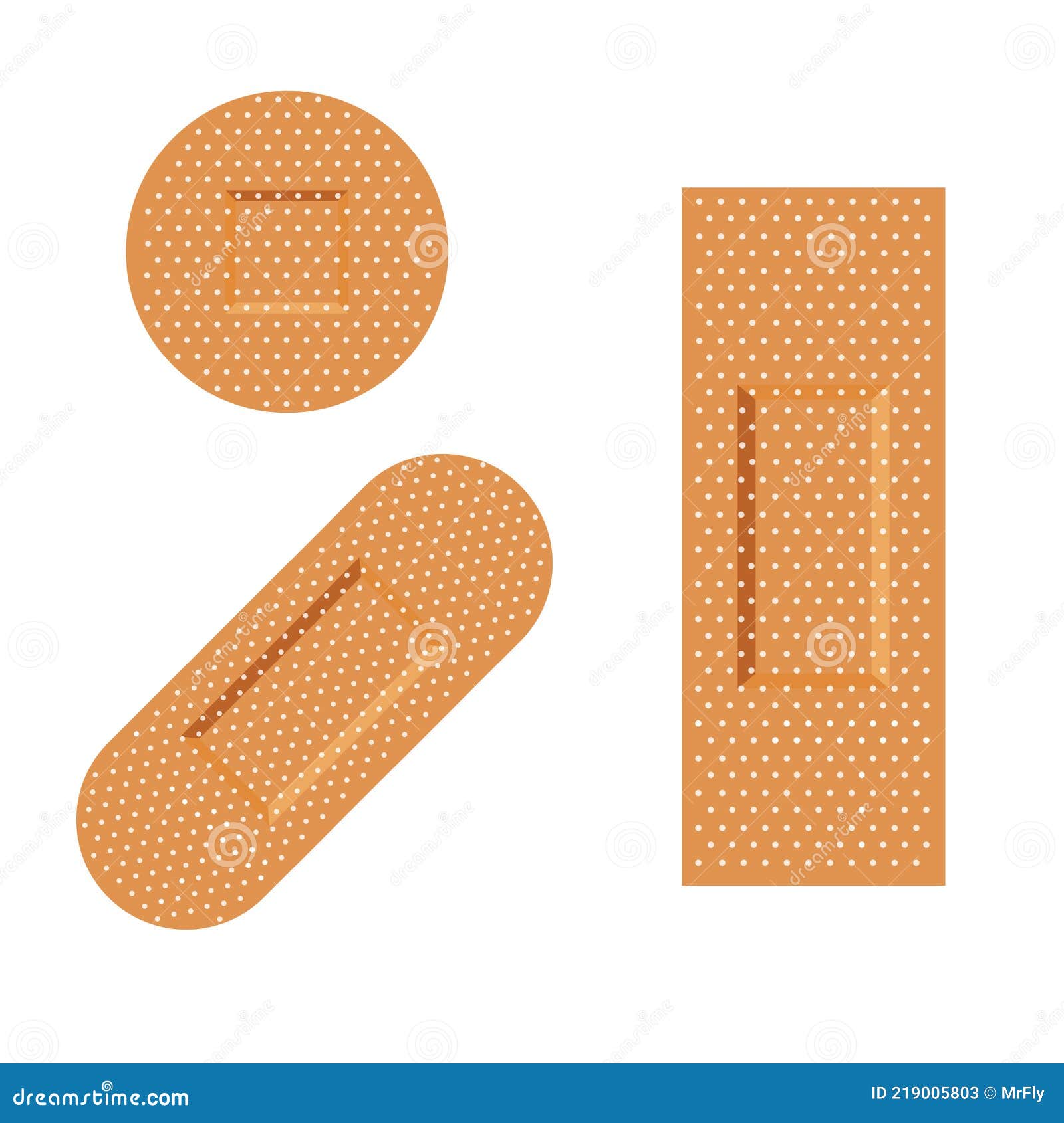 Medical Plaster, First Aid, Vector Illustration Stock Vector ...
