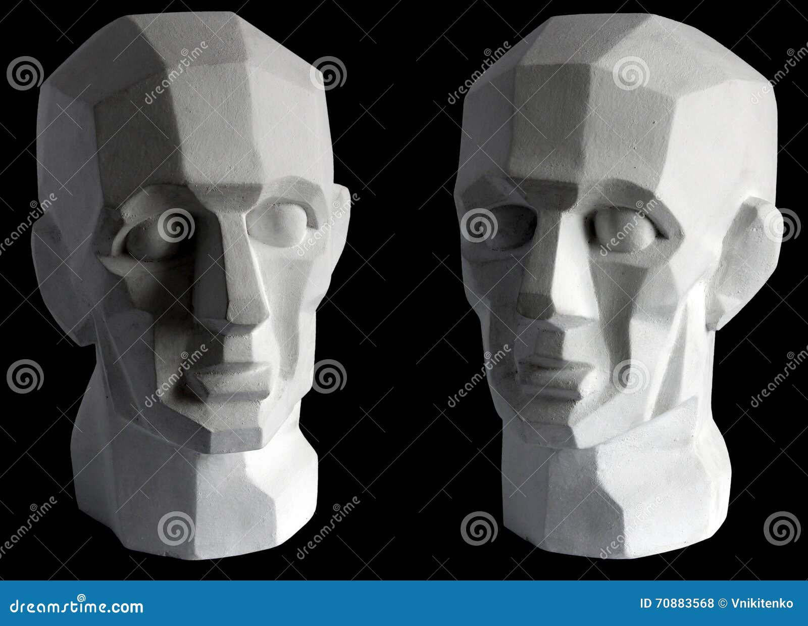Plaster Sculpture of the Head Stock Photo - Image of head, gypsum: 70883568