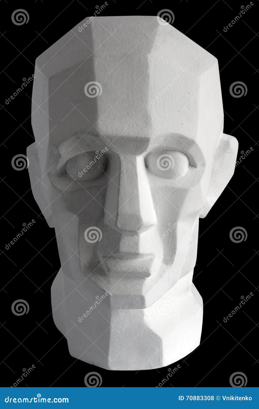 Plaster Sculpture of the Head Stock Photo - Image of human, white: 70883308