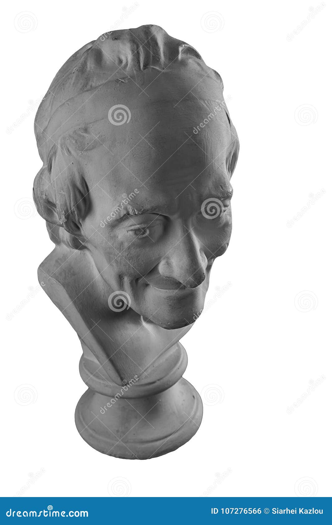 Plaster Statue of the Bust of an Old Man Stock Photo - Image of italian ...