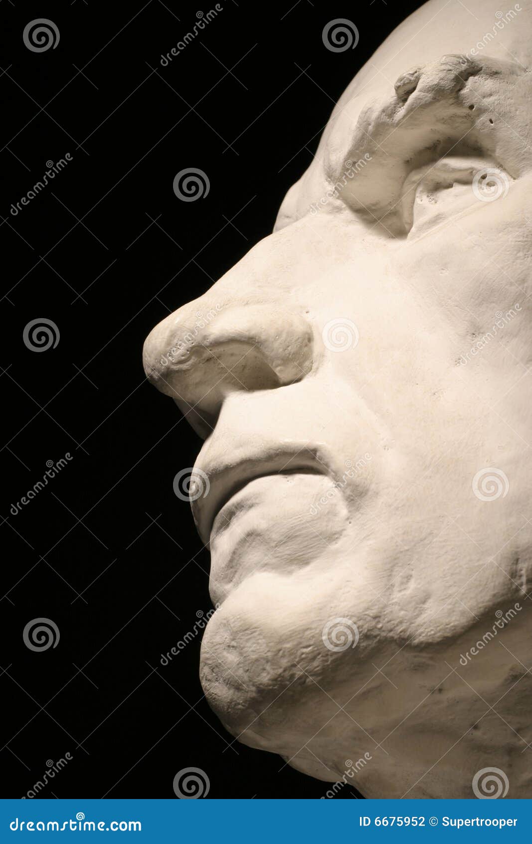 Plaster statue man s head stock photo. Image of eyes, antique - 6675952
