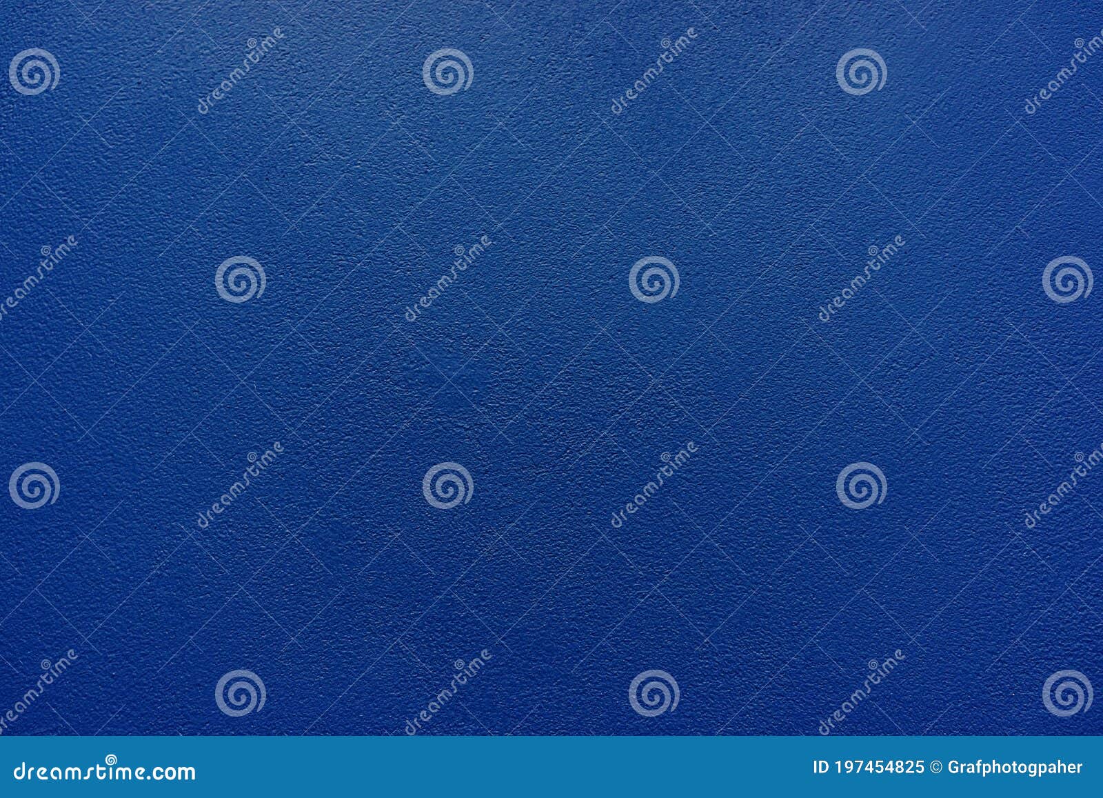 Plaster Surface of the Wall Painted in Blue Stock Image - Image of ...