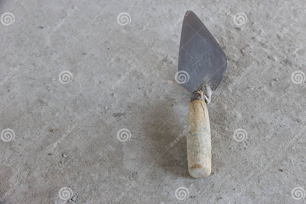 Plaster tool stock image. Image of background, brush - 72913263