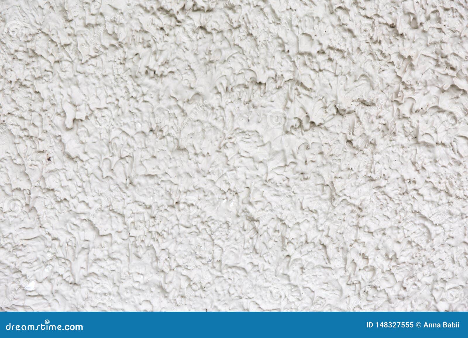 Plaster Wall Background. Grainy White Rough Texture. Stock Image ...