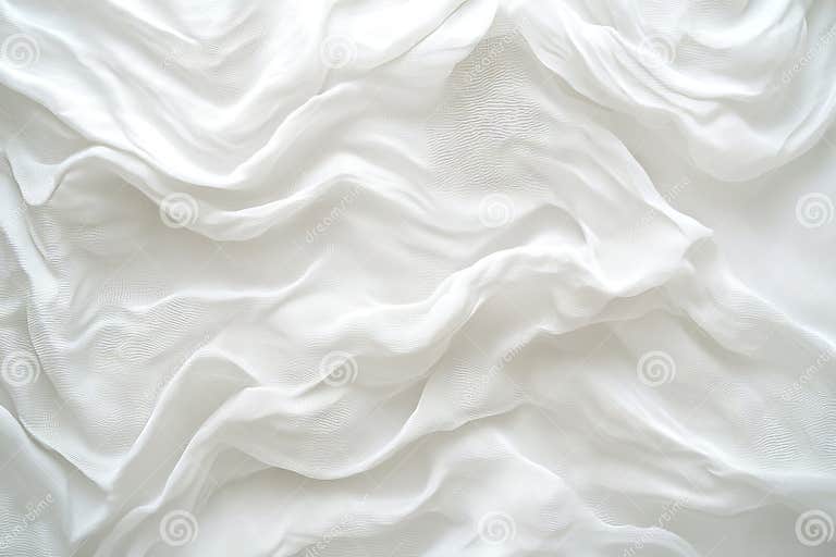 A Plaster Wall Featuring a Three-dimensional Relief with a Wavy Pattern ...