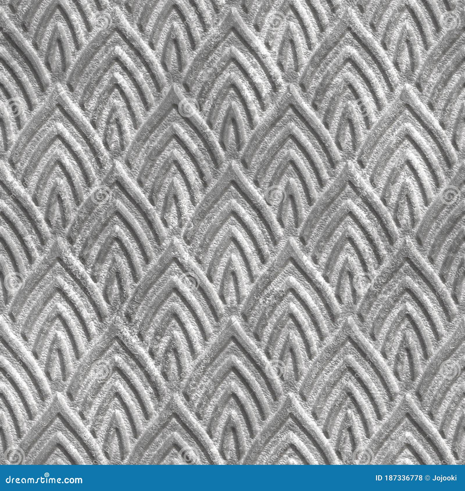 Plaster Wall Seamless Texture with Motif Pattern, 3d Illustration Stock ...