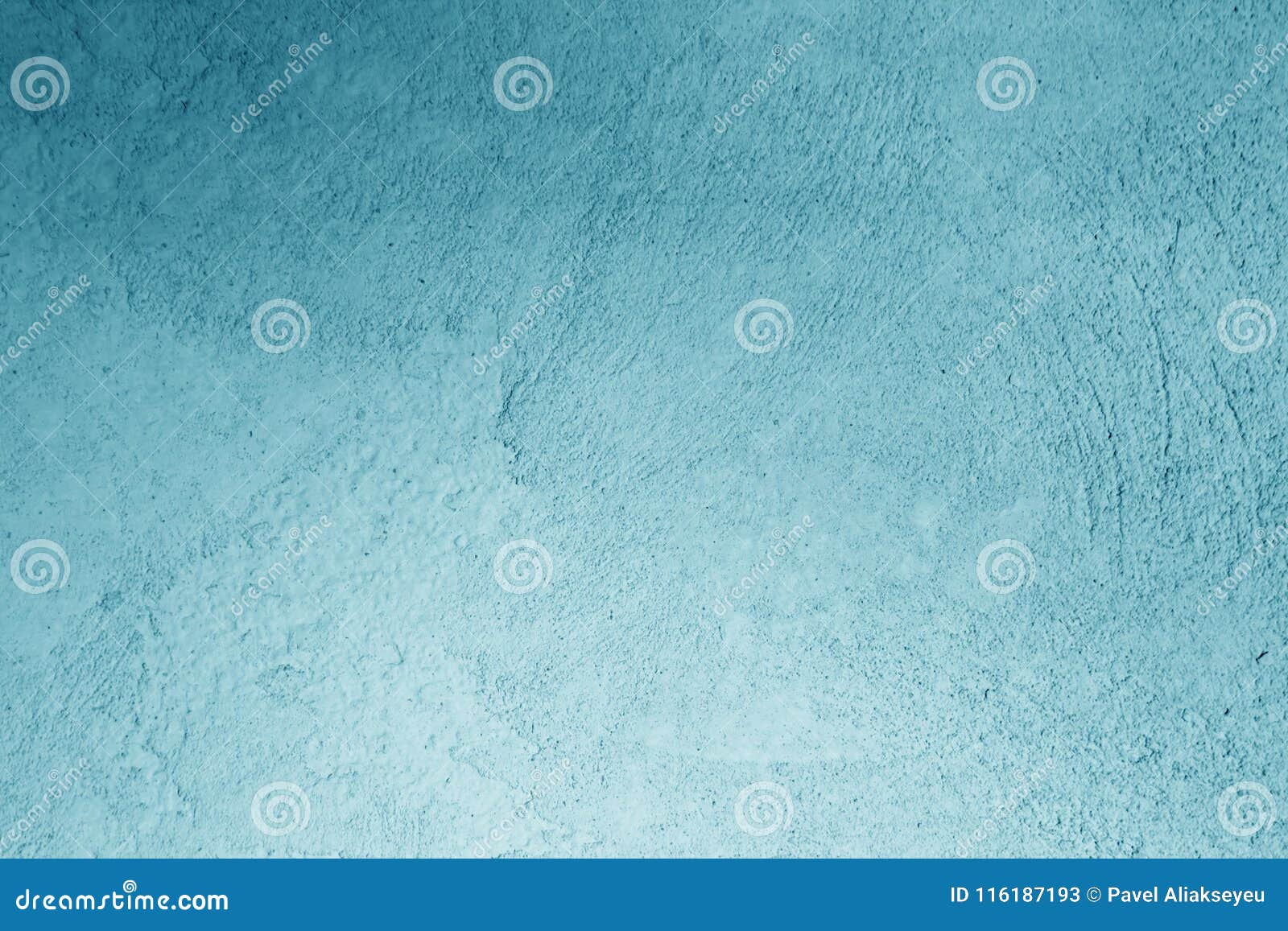 Plaster Wall Texture in Cyan Color. Stock Image - Image of ...