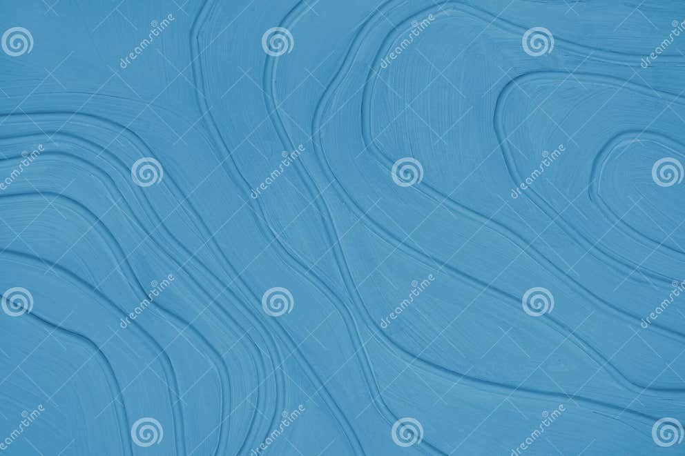 Plaster Wall with Volumetric Relief Surface with Convex Wavy Lines ...