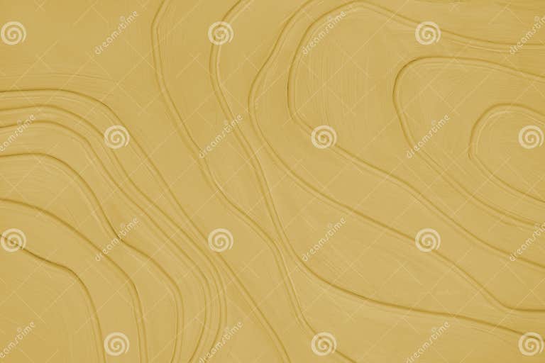 Plaster Wall with Volumetric Relief Surface with Convex Wavy Lines ...