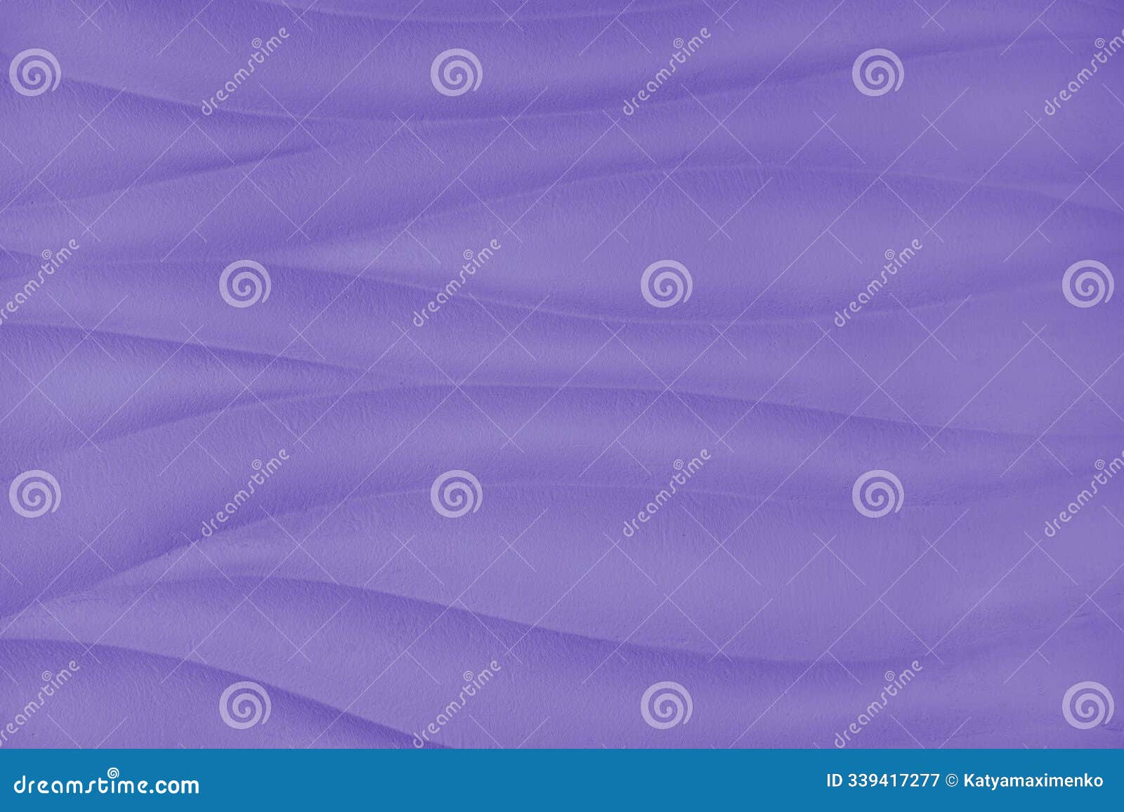 Plaster Wall with Volumetric Relief Surface Wavy Form Pattern, Purple ...