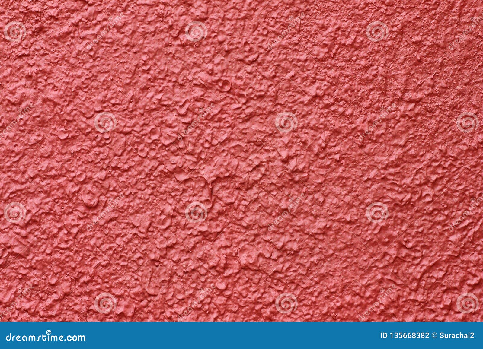 The Plaster Walls Painted Red Texture Background Stock Photo - Image of ...