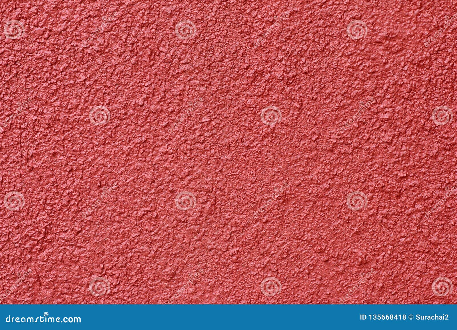 The Plaster Walls Painted Red Texture Background Stock Photo - Image of ...