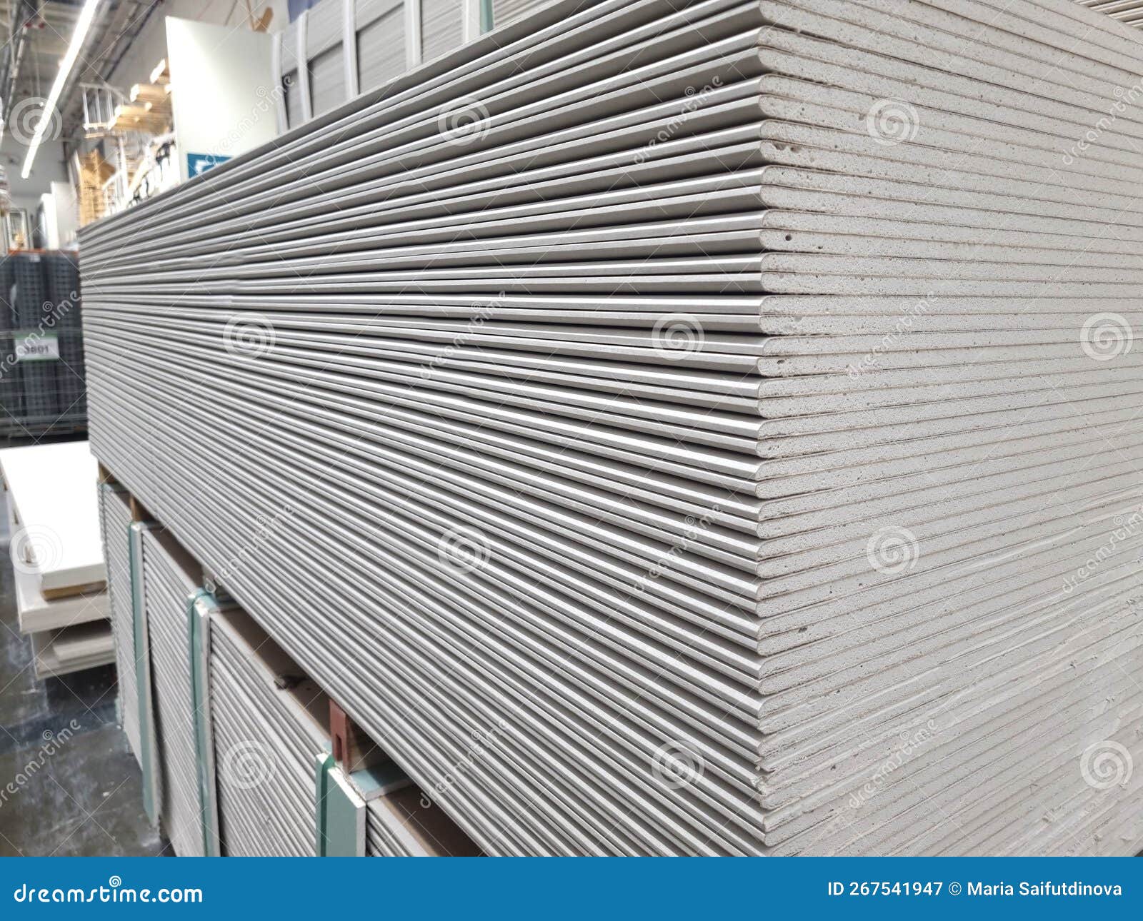 Plasterboard Cladding Of A Building With A Expanded Metal Lattice ...