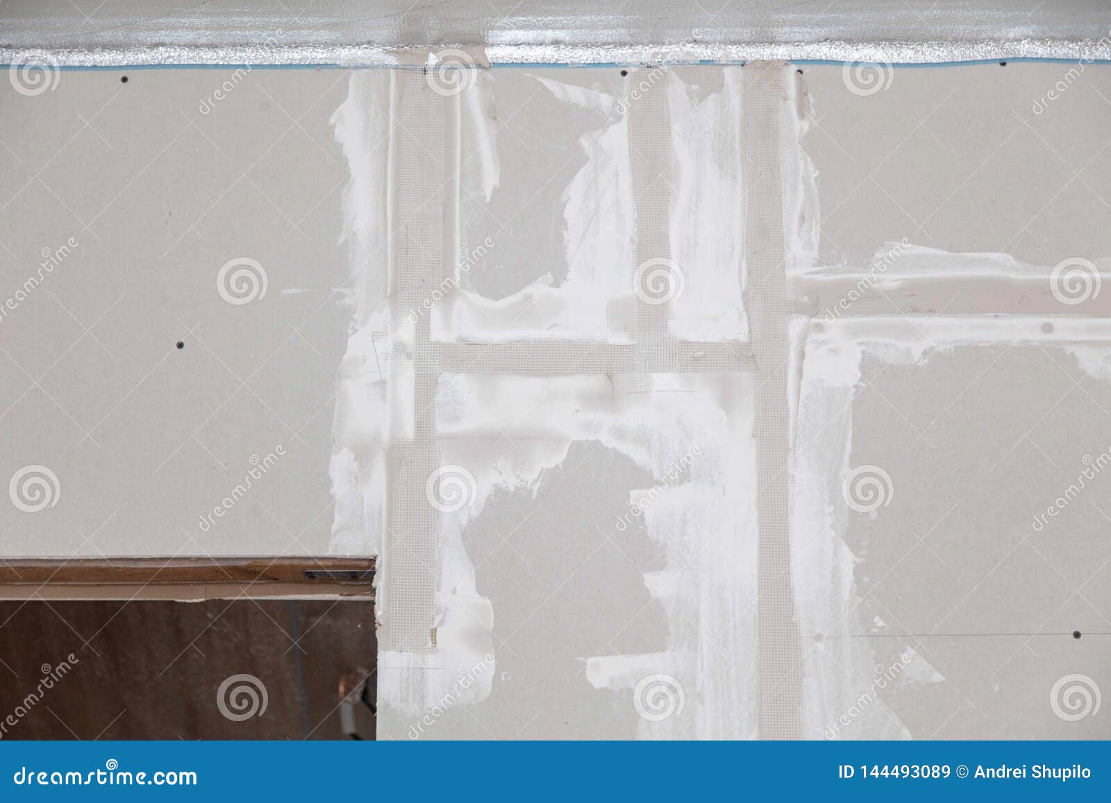 Plasterboard Plasterboard Wall As an Abstract Background Stock Image ...