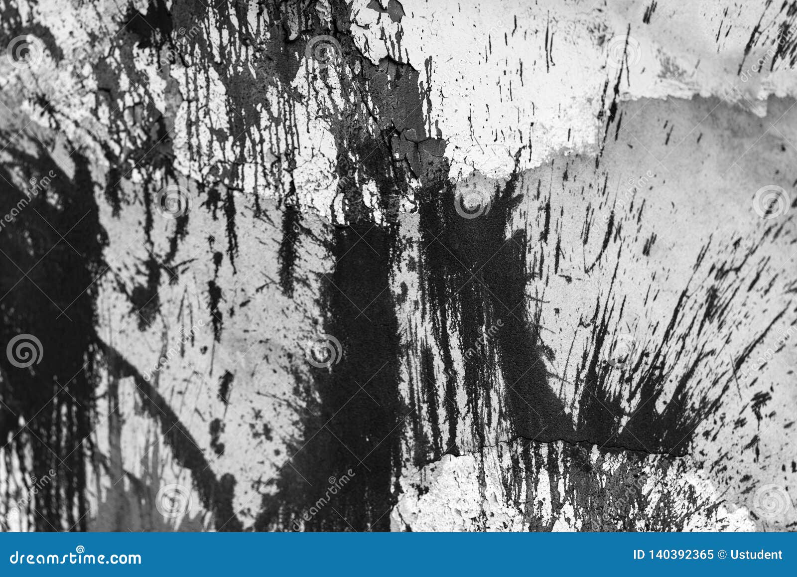 Plastered Wall with Paint Splashes Stock Image - Image of pattern ...