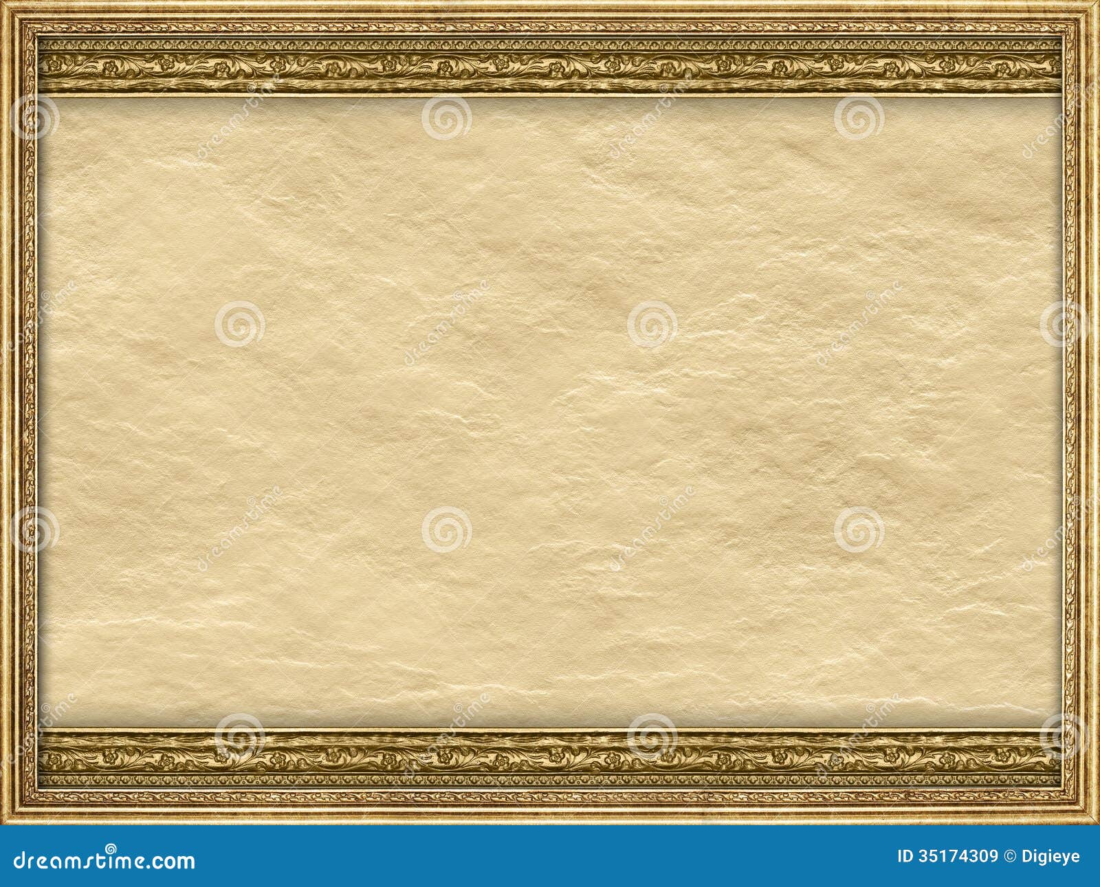 Plastered Wall in Picture Frame Stock Image - Image of wallpaper ...