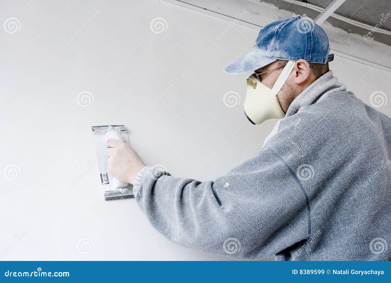Plasterer stock image. Image of operations, wall, adjustment - 8389599