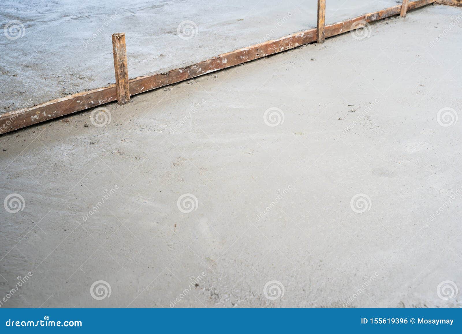 Plastering Cement for the Floor of House Stock Photo - Image of ...