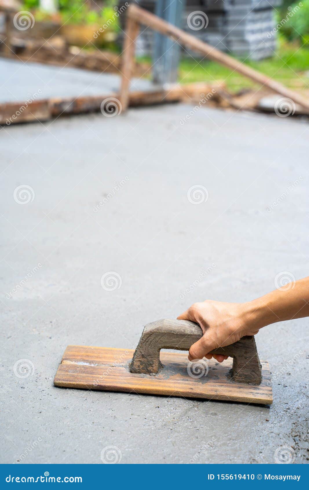 Plastering Cement for the Floor Stock Photo - Image of plaster, paint ...