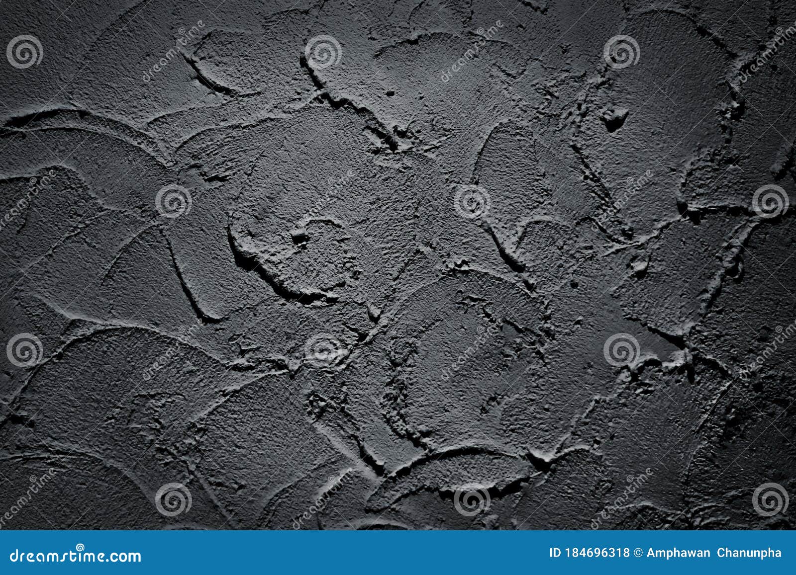 Plastering Concrete Texture Patterns Black Background Stock Photo ...