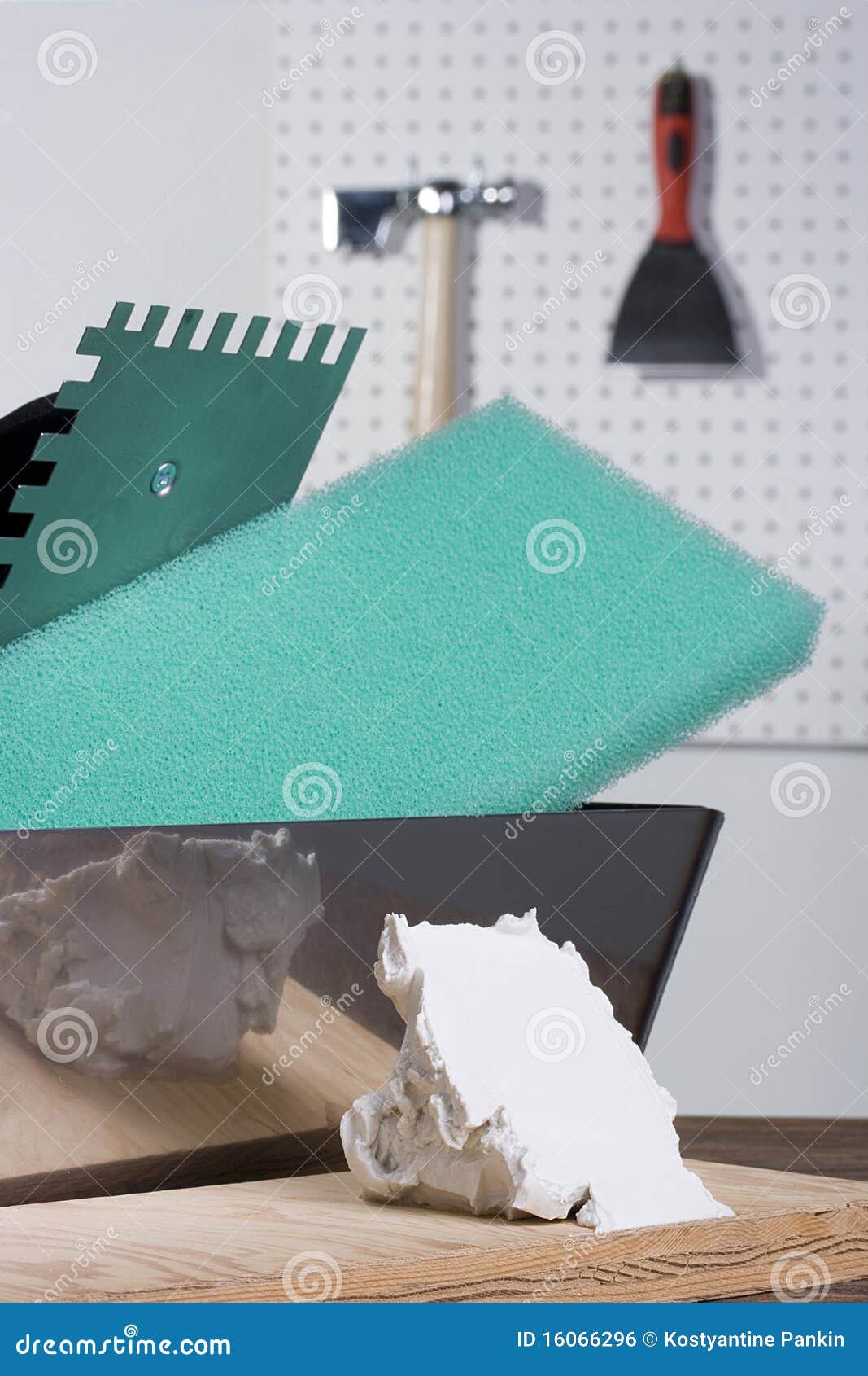 Plastering equipment stock photo. Image of tool, float - 16066296