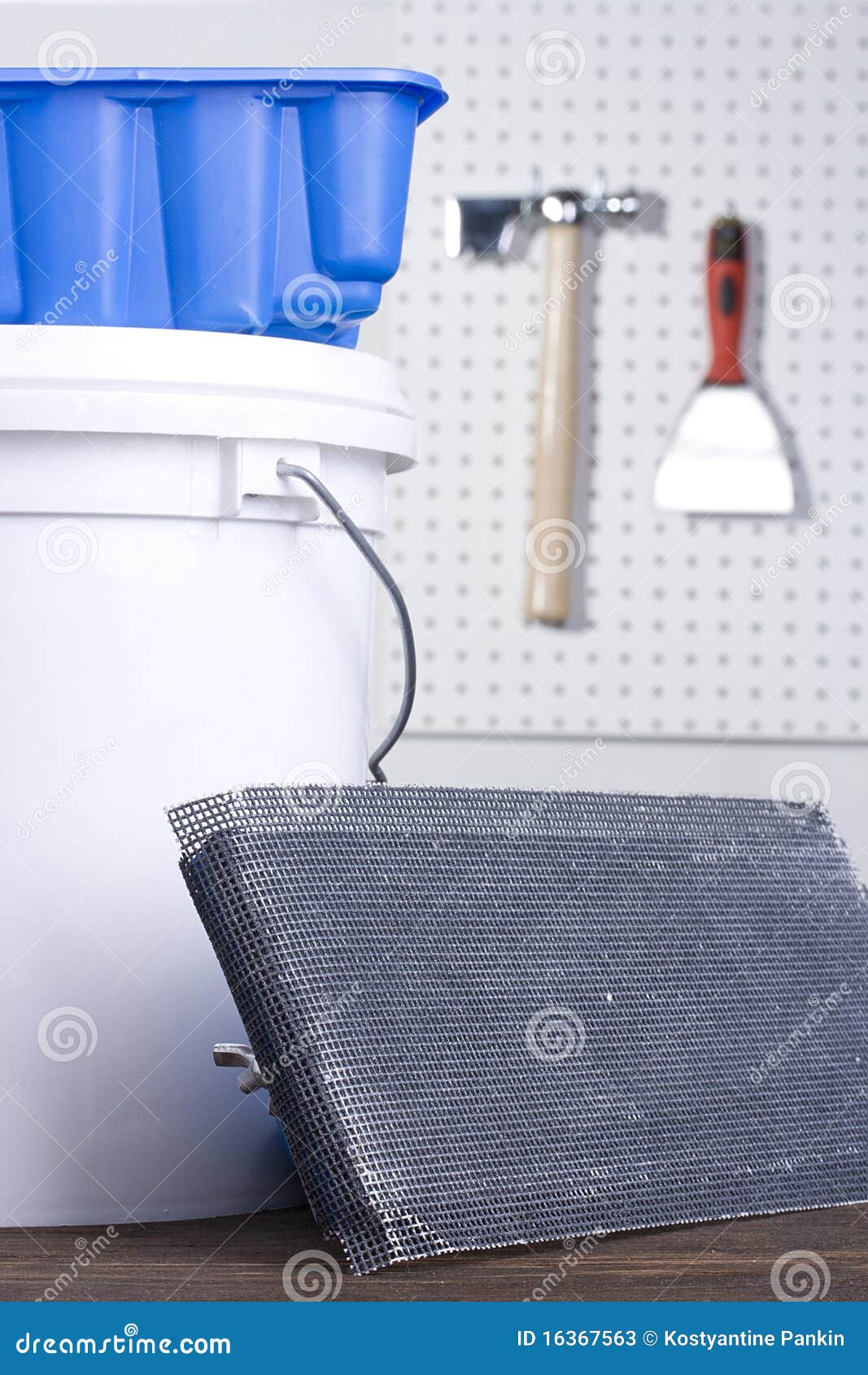 Plastering tools stock image. Image of tool, holder, accessory - 16367563