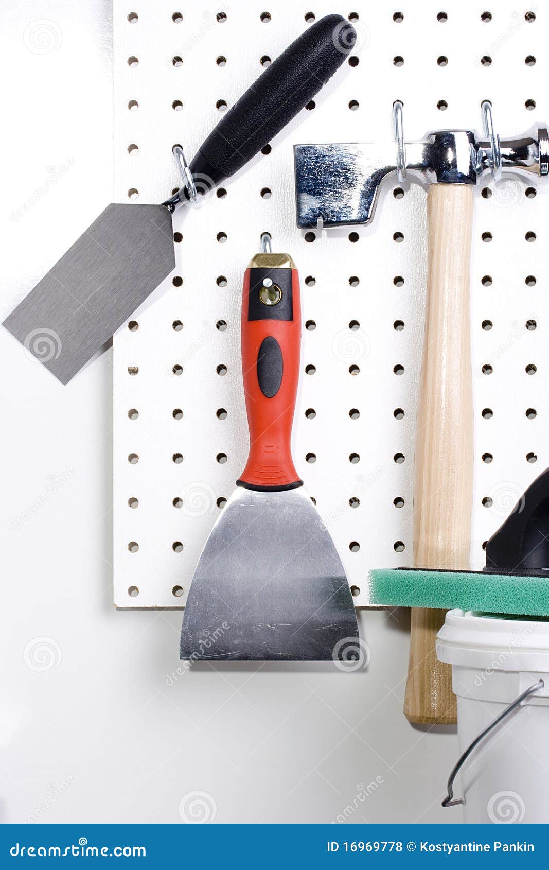 Plastering tools stock photo. Image of equipment, building - 16969778