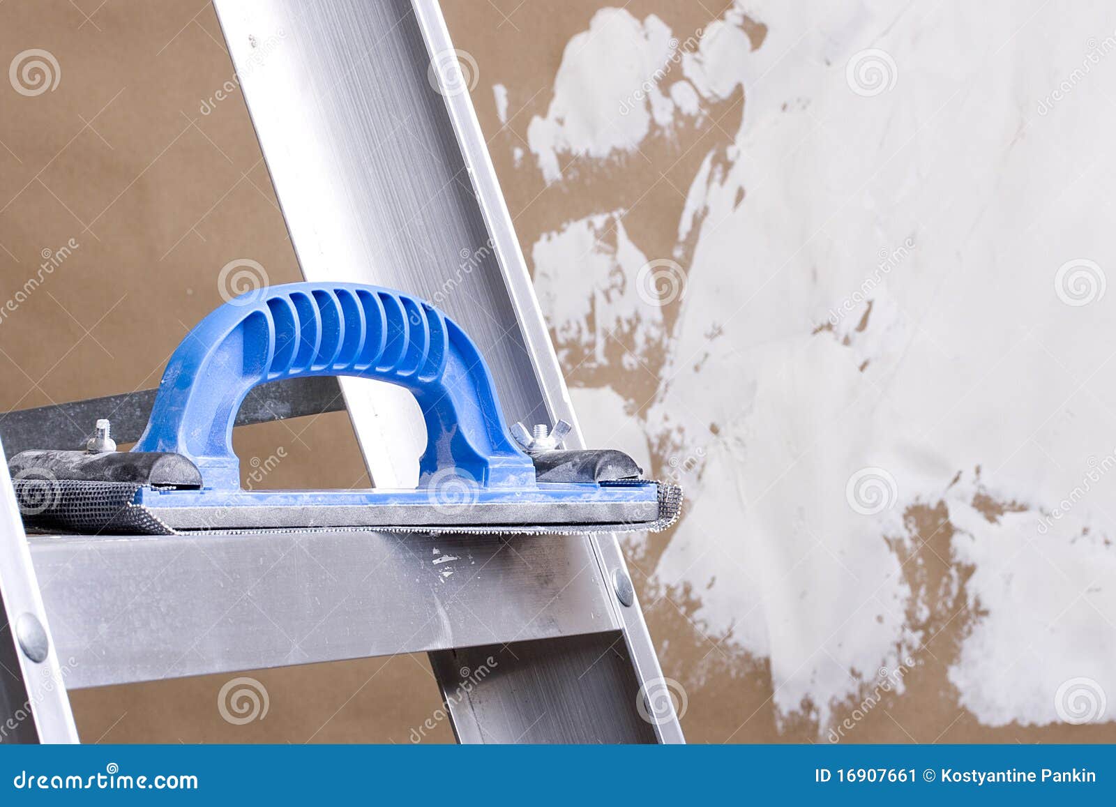 Plastering trowel stock image. Image of white, renovation - 16907661